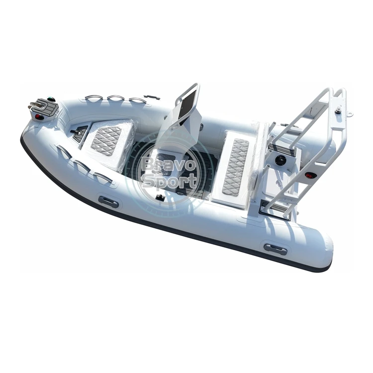 12ft Ce Certificate Deep-v Hull Hypalon/pvc/orca Sport Aluminum Rib ...