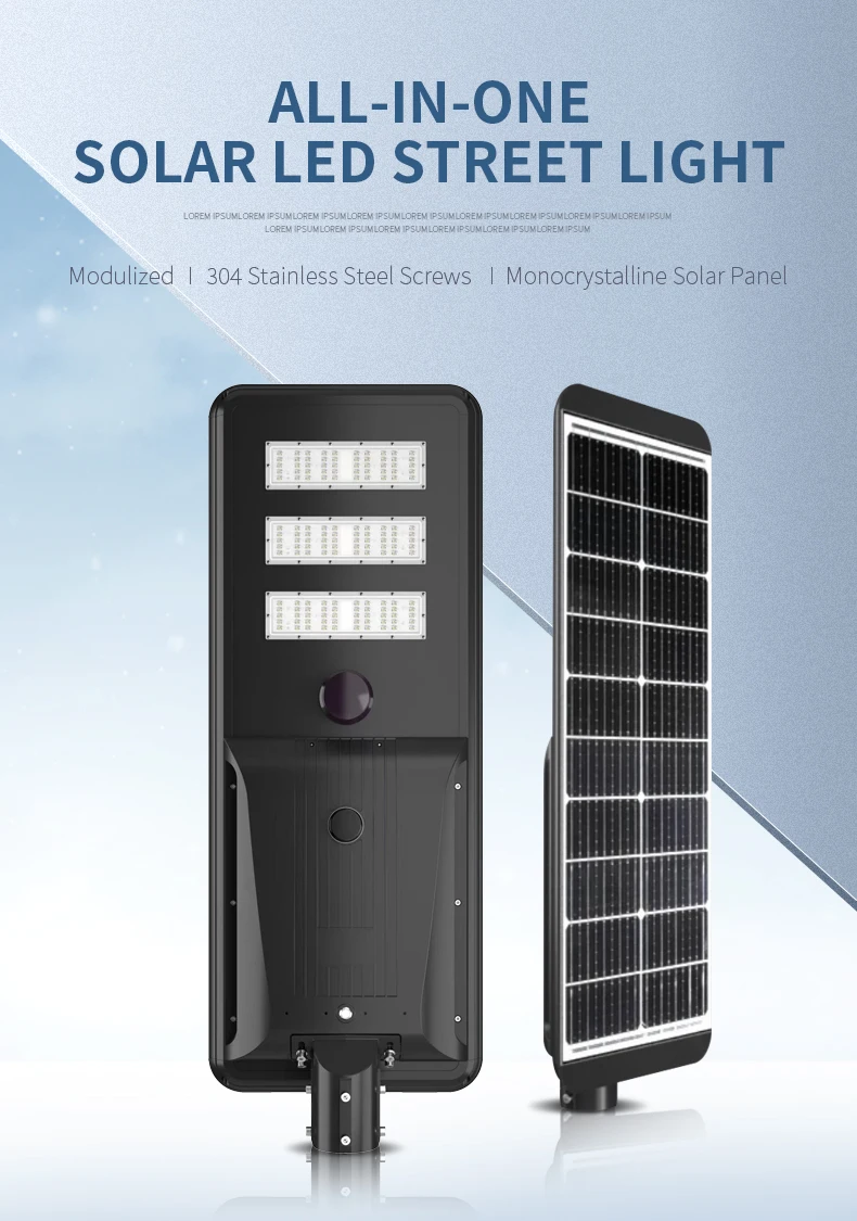 LKH Series All in One Solar Street Light - 30W to 120W