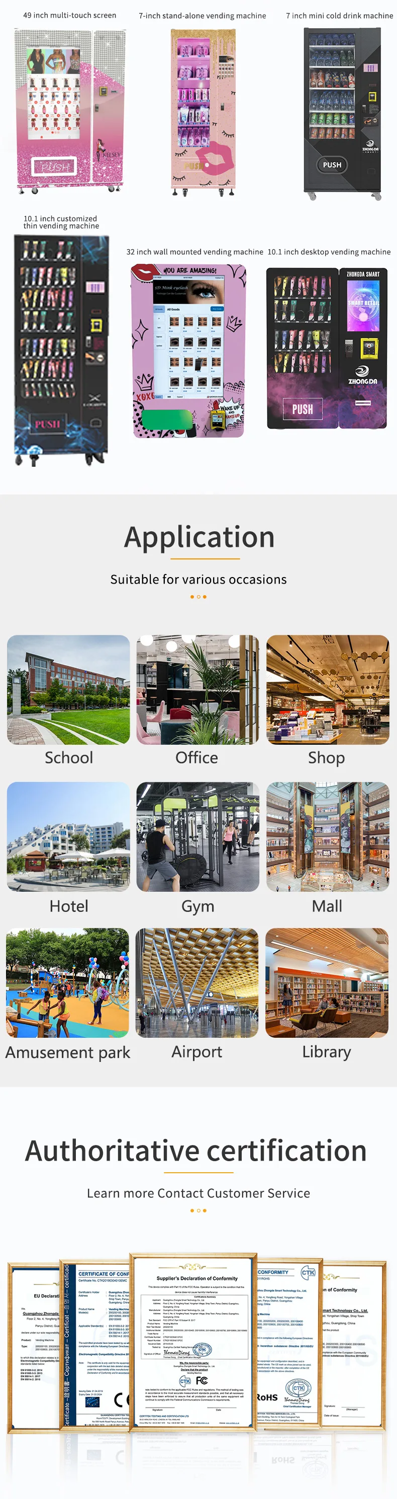 24-hour Tabaco Vending Machine With Age Verification And Cbd Cigarette ...