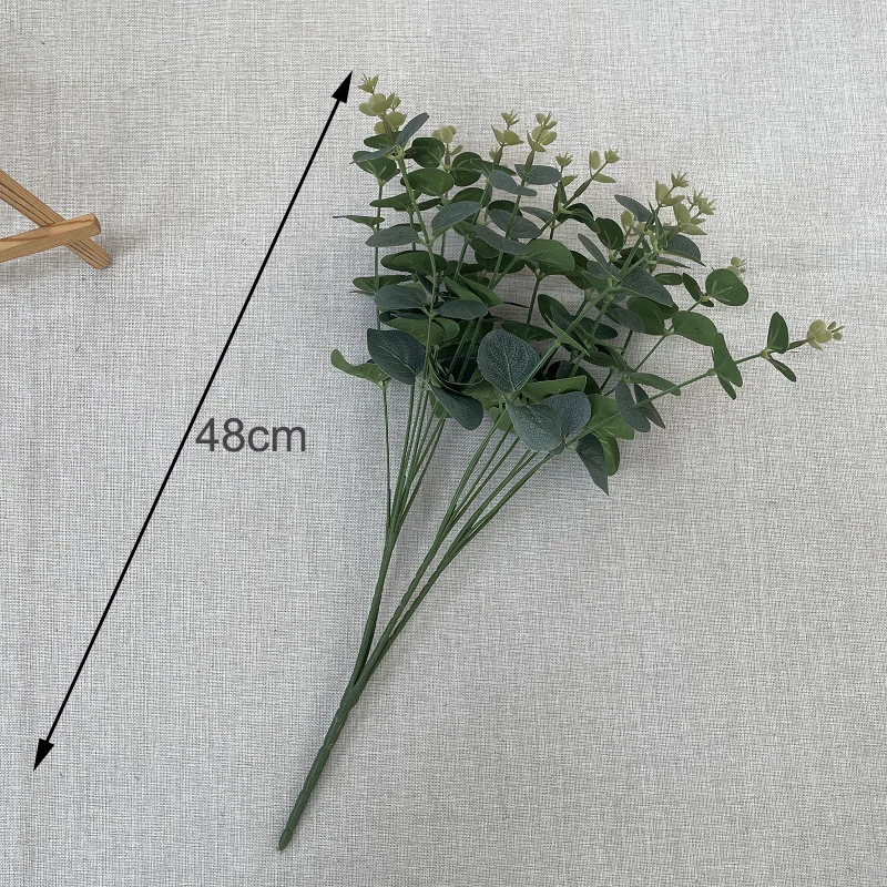 JAD Artificial Eucalyptus Flowers and Leaves for Occasions-for ...