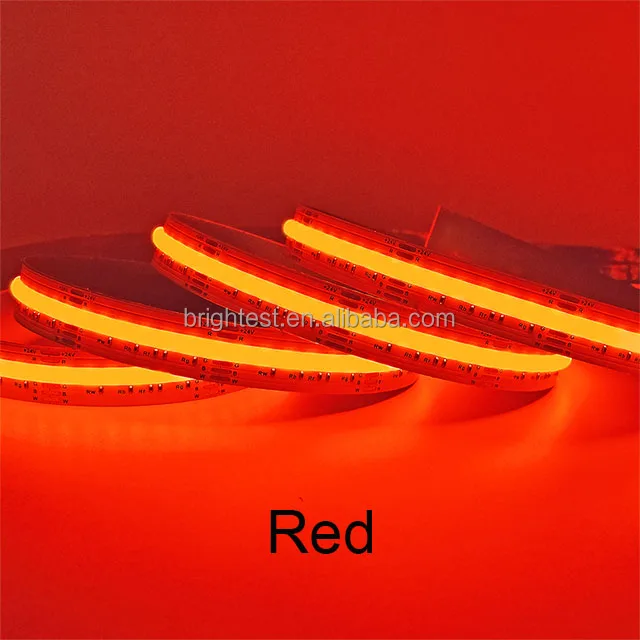 Rgbw Cob Led Strip 12v 24v High Density Dotless Rgbw Fob Led Rope Light ...
