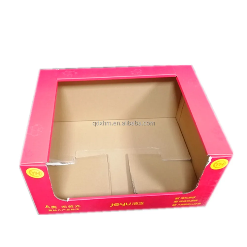 Custom Retail Shelf Cardboard Counter Top Display Stand Supermarket Shop Folding Carton Paper ...