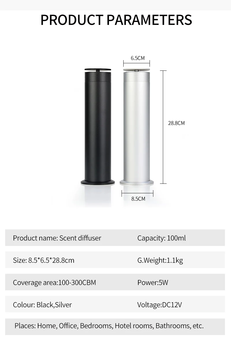 Remote Control Tower Scent Diffuser - Industrial Aromatherapy