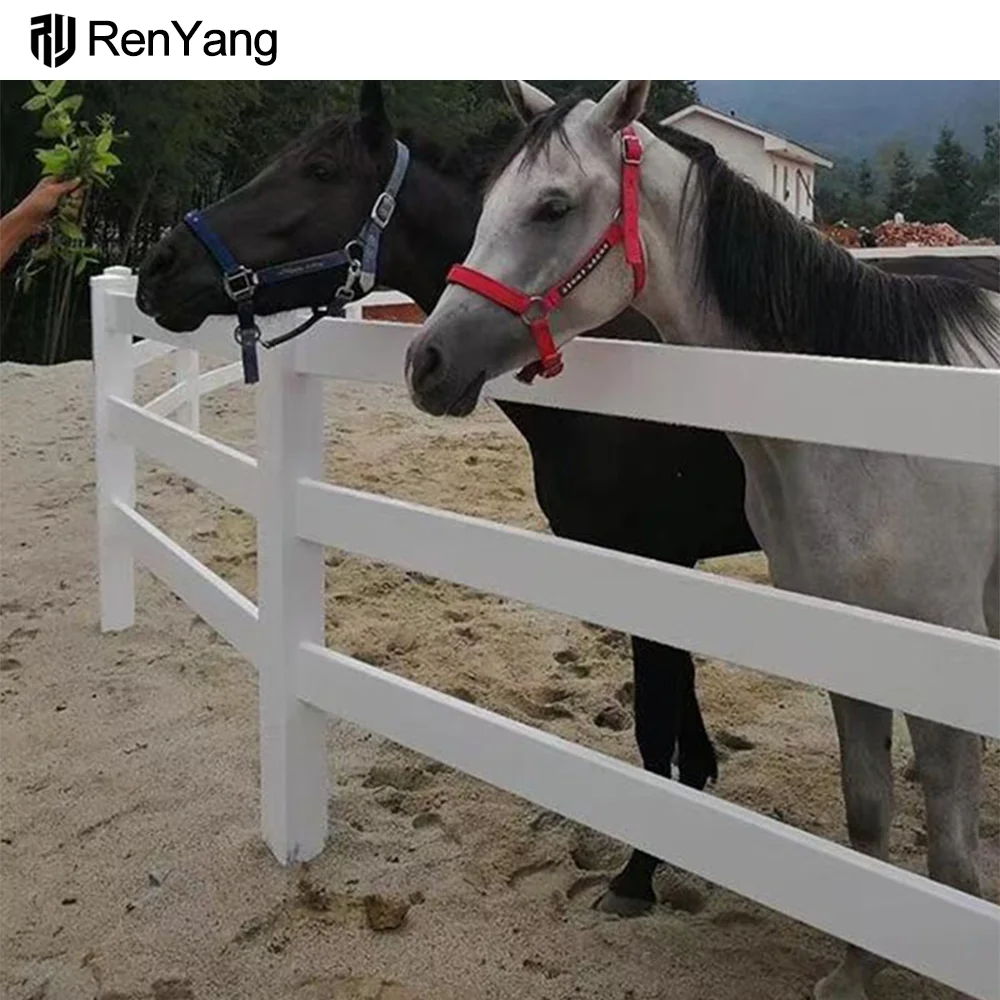 Wholesale PVC Horse Fence 3 Rail 2 Rail White Vinyl Farm Fence| Alibaba.com