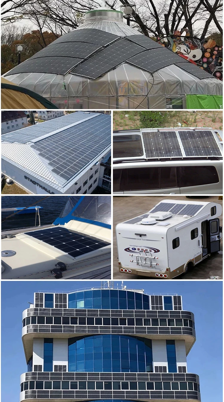 CIGS Flexible Solar Panels - Reliable Power for Camping