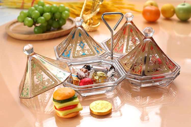 Arabic Style Tajine Thick Glass Jar - Perfect for Storage