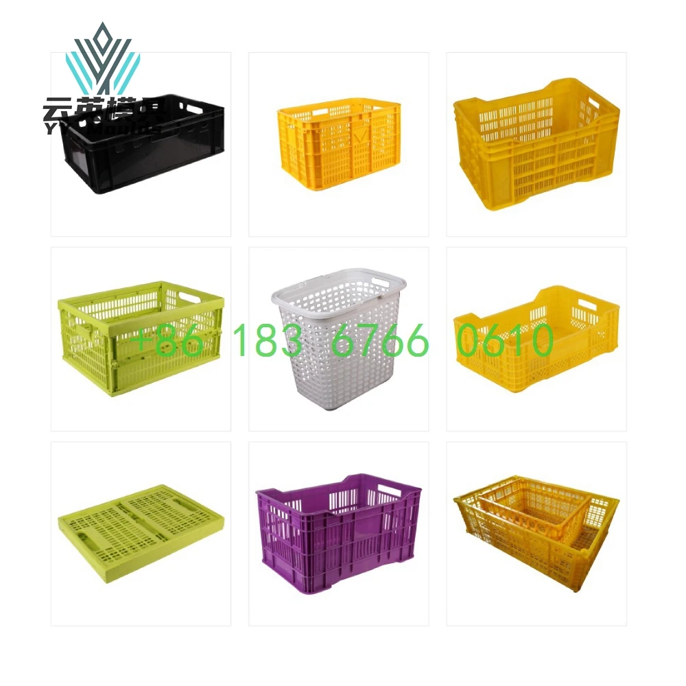 Cold Or Hot Runner Milk Crate Injection Turnover Box Moulds - Buy Crate ...