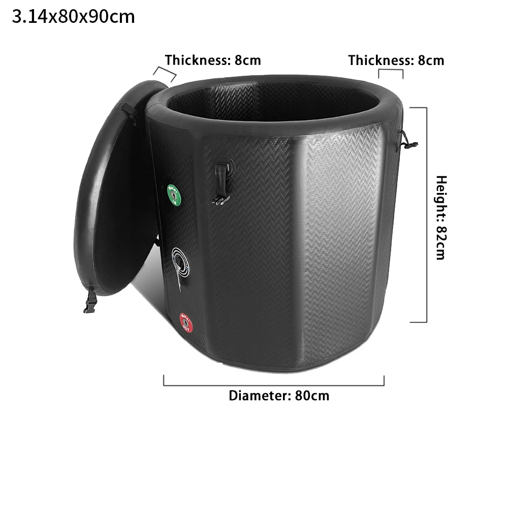 Portable Pvc Birth Pool Inflatable Folding Adult Ice Bath Recovery Pool ...