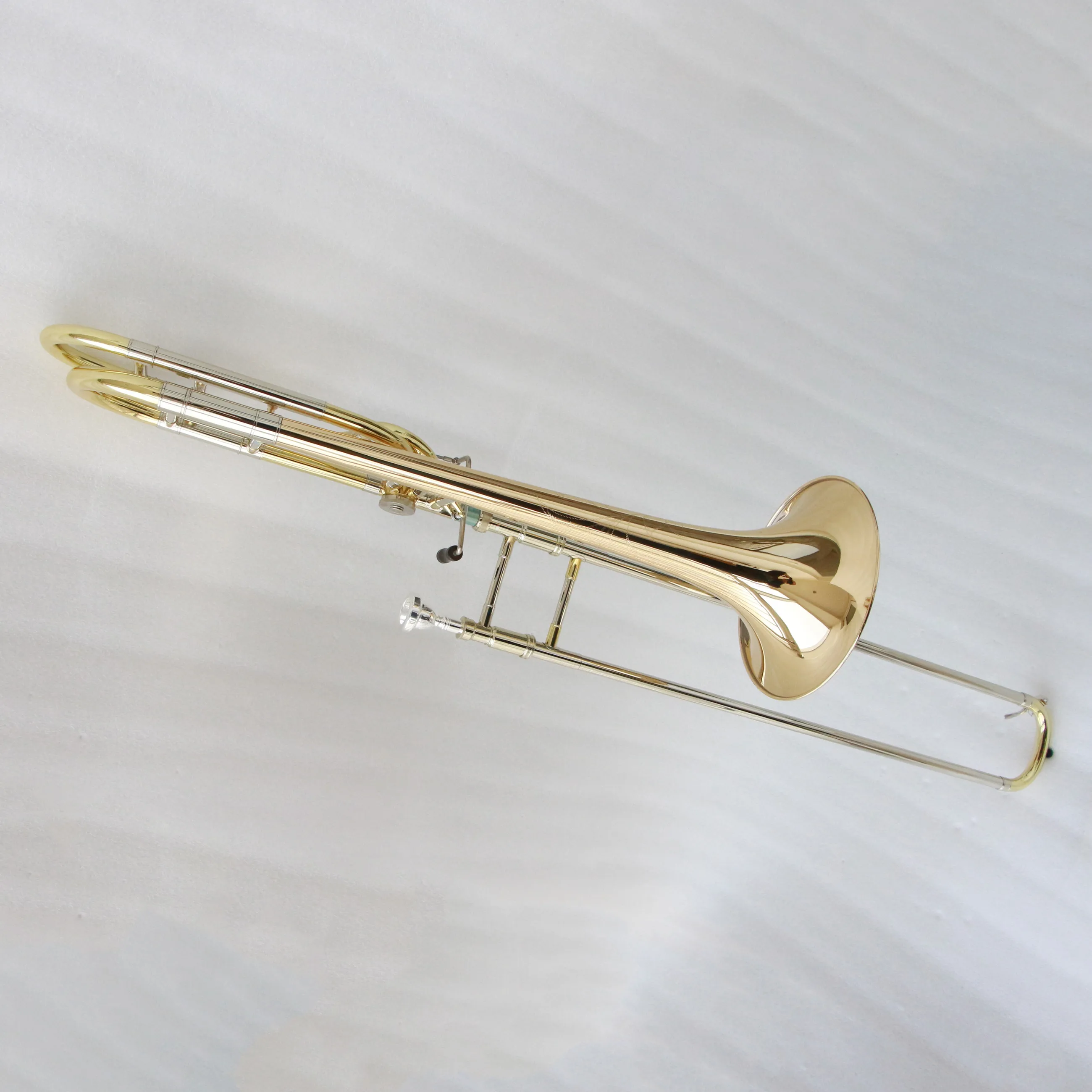 Focus Bb Flat Brass Body Trombone High End Gold BrassTrombone with ...