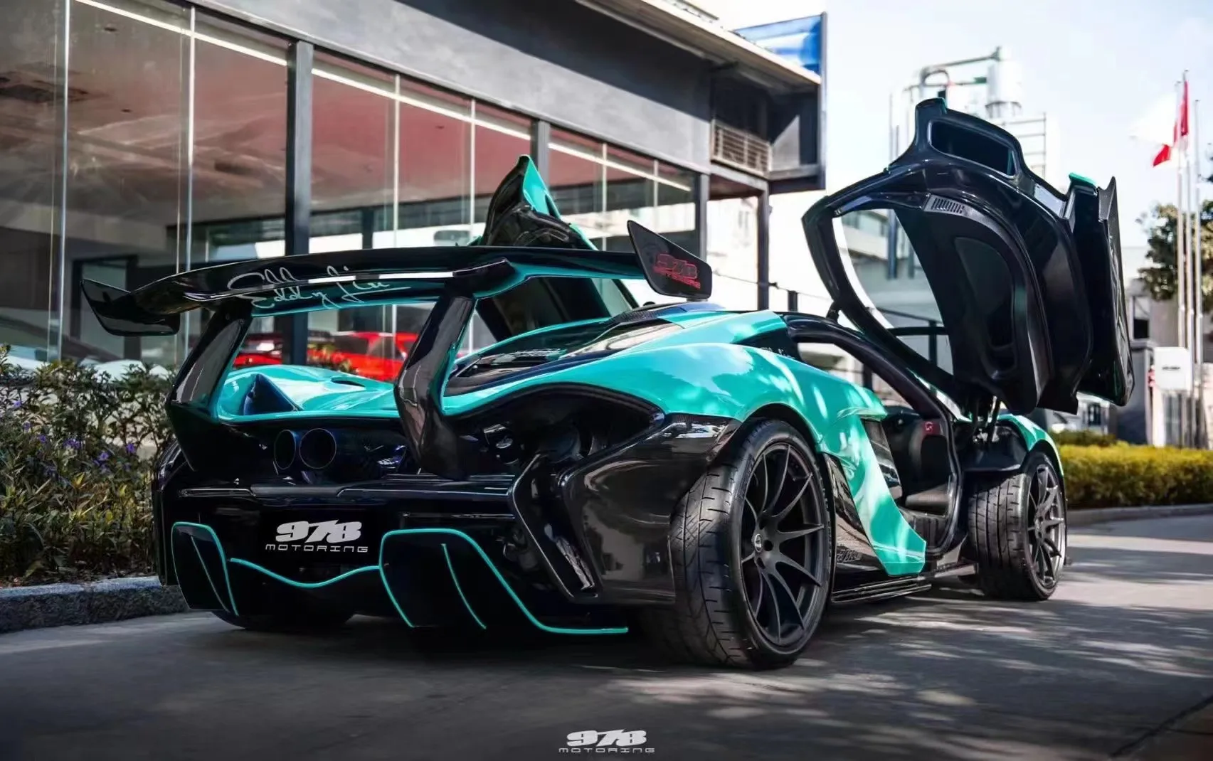 For McLaren P1 Body Kit P1 Upgraded GTR Style Front and Rear Bumper ...