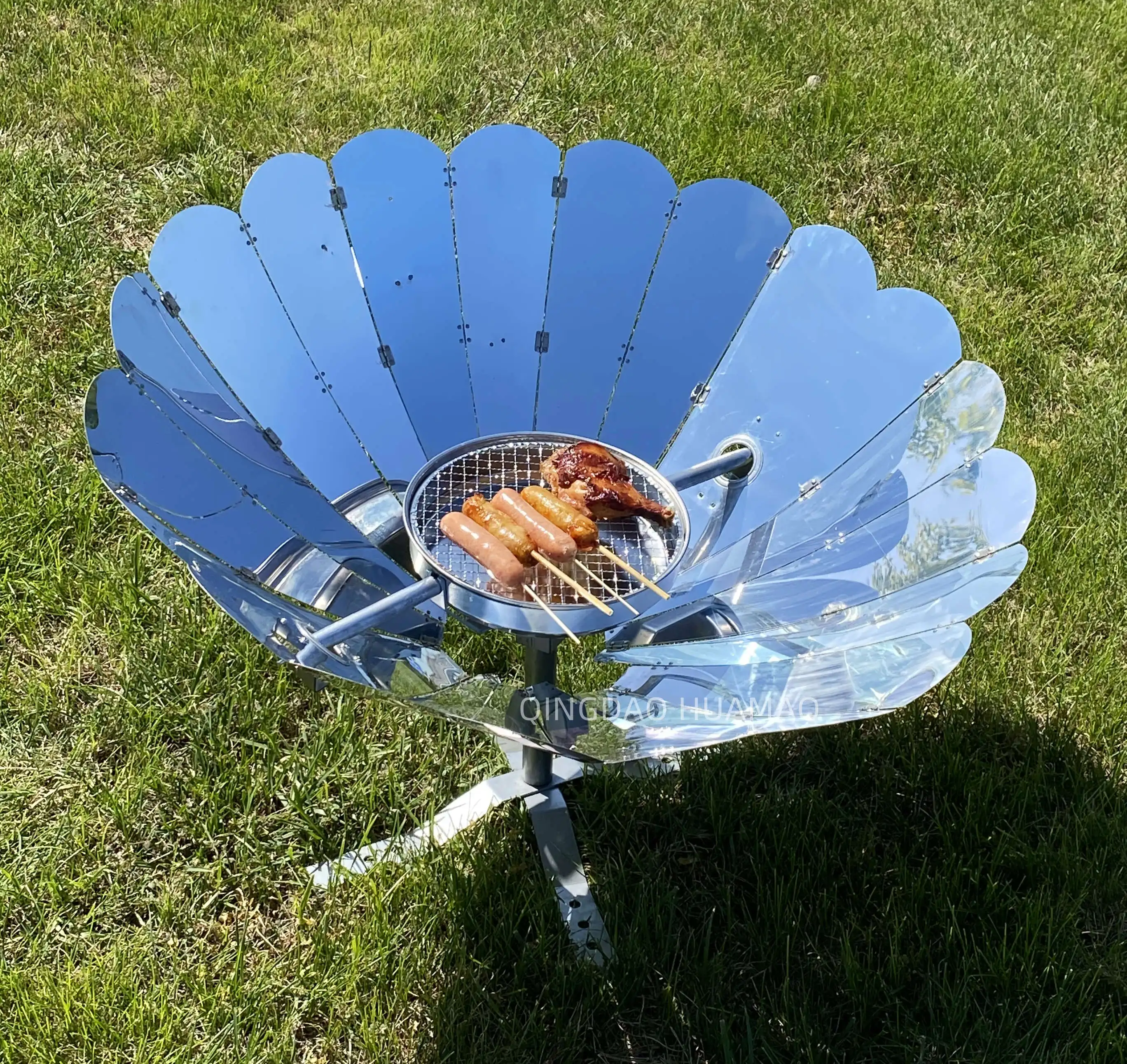 Outdoor Foldable Aluminum Solar Cooker - Buy Portable Solar Cooker ...