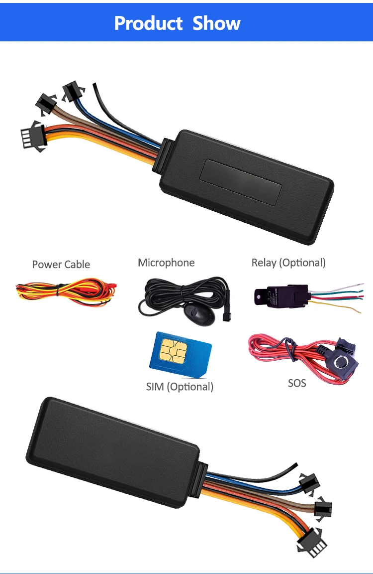 2G GPS Real-Time Positioning Tracker Global Coverage for Cars and ...