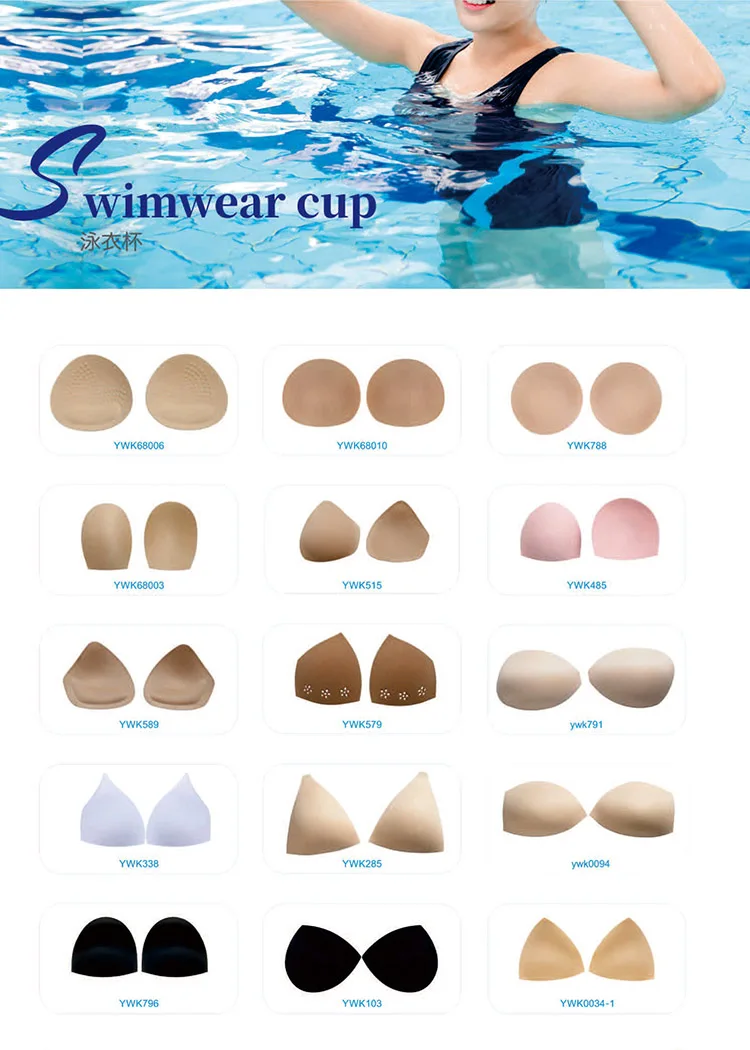 Bikini Bra Pad Triangle Cups - Supportive Swimsuit Padding
