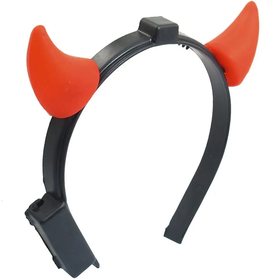 Light Up Devil Horns Headband Led Halloween Costume Party Decorations ...