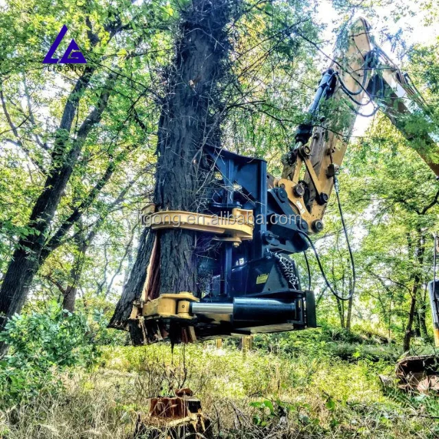 Tree Trunk Shear With Grapple,tree Shear for Forest Industry Used Wood ...