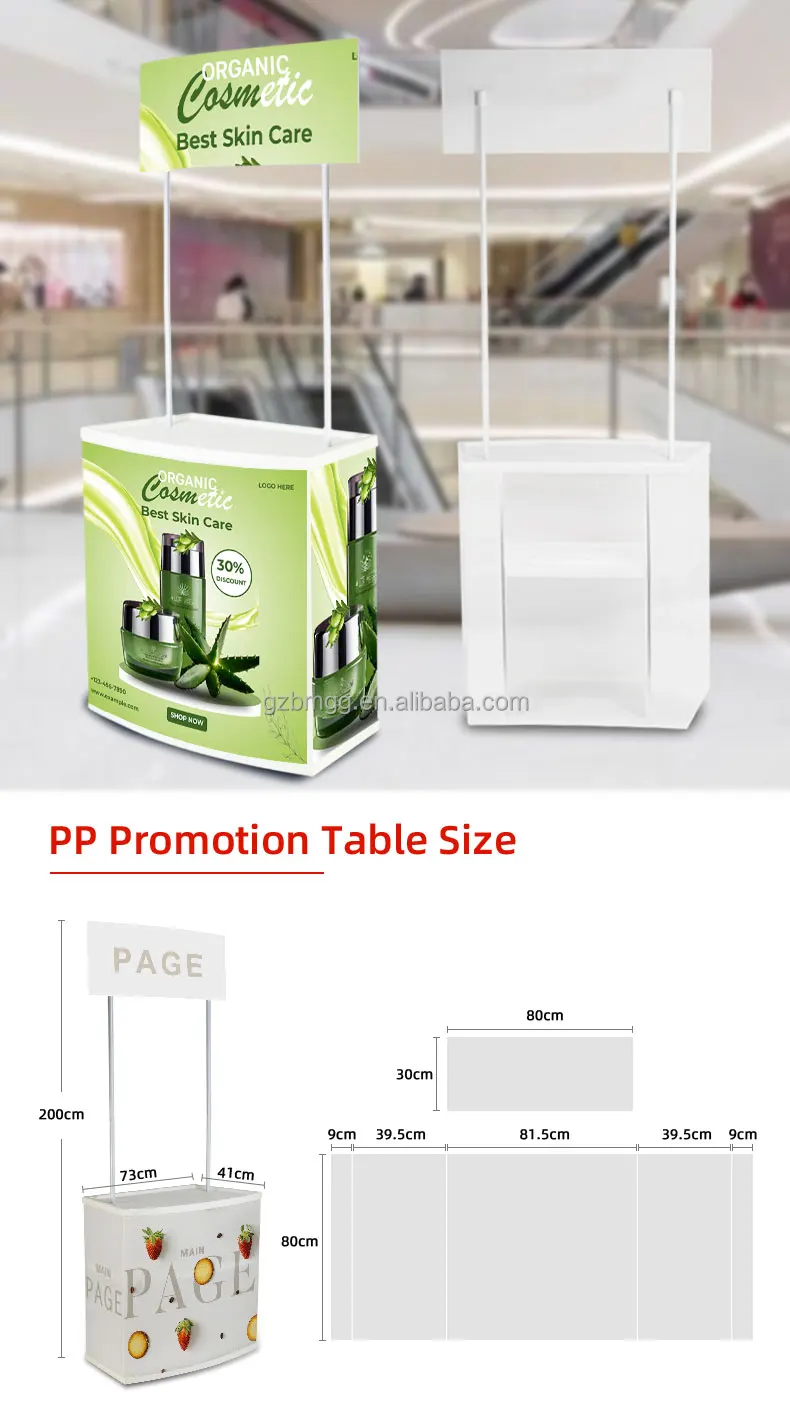Complete Branded PP Promotion Desk for Chain Retailers Wholesale ...
