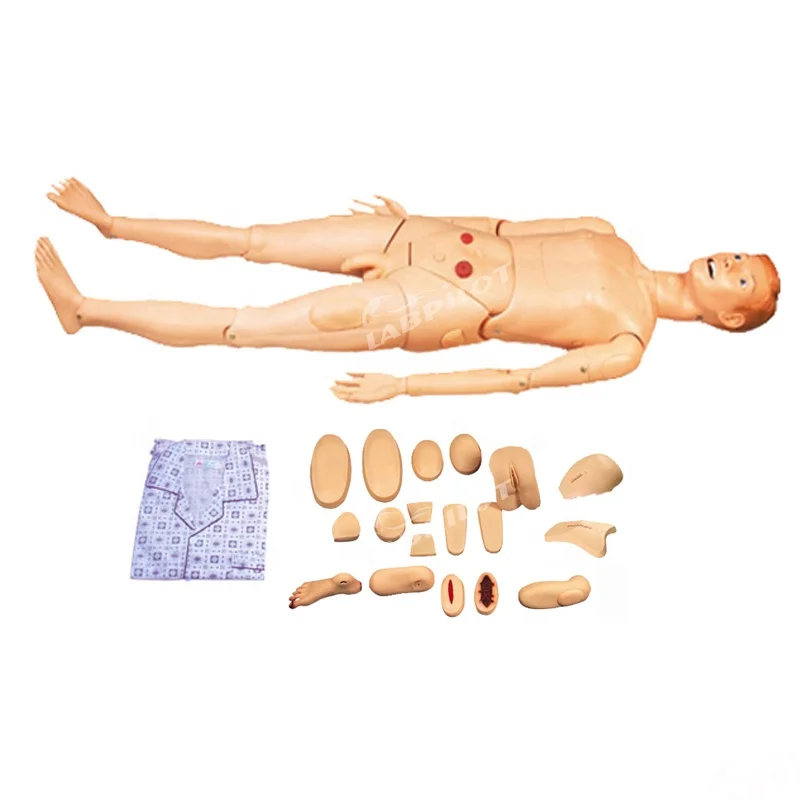 Multi-functional Patient Simulator Male Nursing Training Manikin - Buy ...