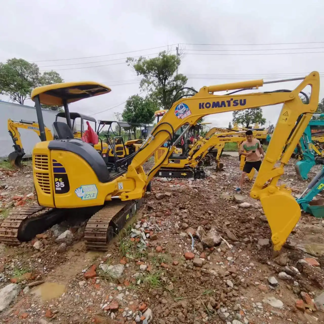 Good Condition Industrial Model Japan Komatsu Pc35mr Used Excavator For Hot Sale - Buy Used ...