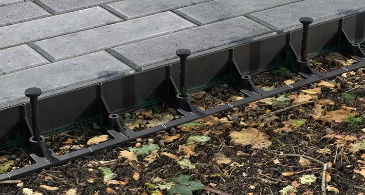 Heavy Duty Black Plastic Landscape Snap Edge Paver Edging 8' Restraint ...