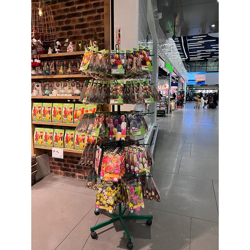 Supermarket Display Rack Wire Shelf Racks Display Portable Potato Chip ...