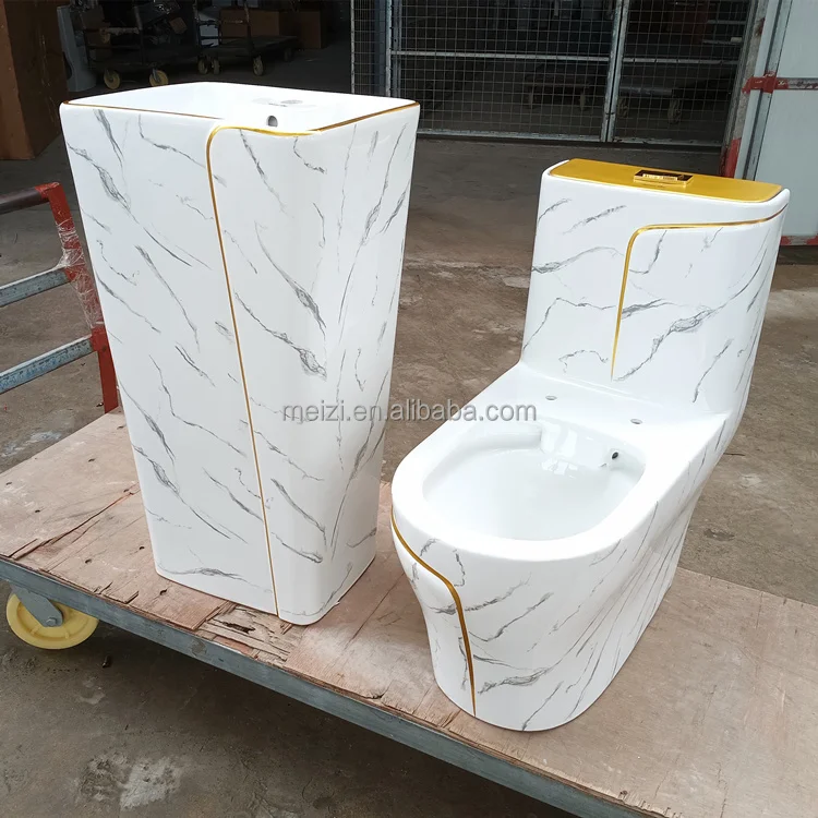 Marble Sanitary Ware Suite - Luxury Wc One Piece Ceramic