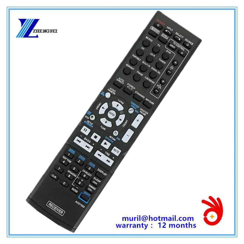 Alibaba.com: Pioneer VSX-519V-K 819H AXD7565 remote controller with 63 ...
