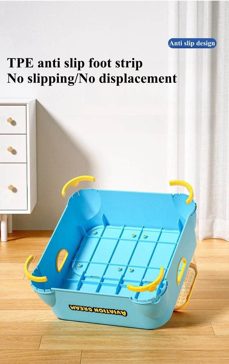 Multipurpose Removable Baby Two Step Stool with Transparent Toy Storage ...