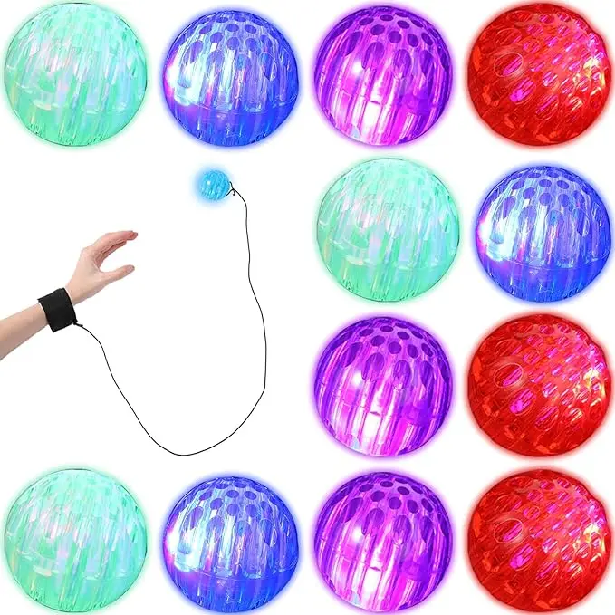 Newest Light up Wrist Balls Summer Beach Elastic String Flashing ...