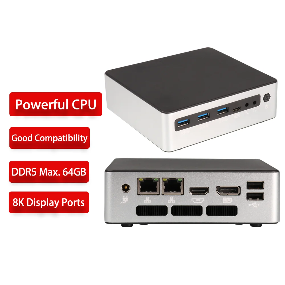 12th Gen Nuc Mini Pc I9 9800h I7 1280p Win10\/win 11 Hdml Mini Dp 4k ...