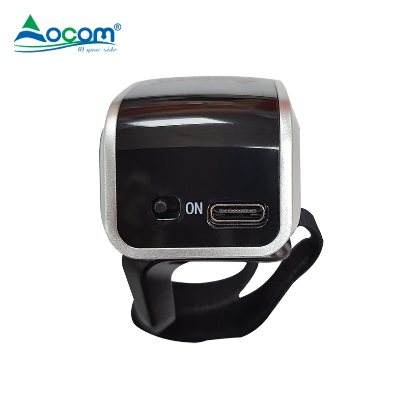 Outdoor Wireless Mini Finger Qr BarCode Reader Portable Wearable Ring ...