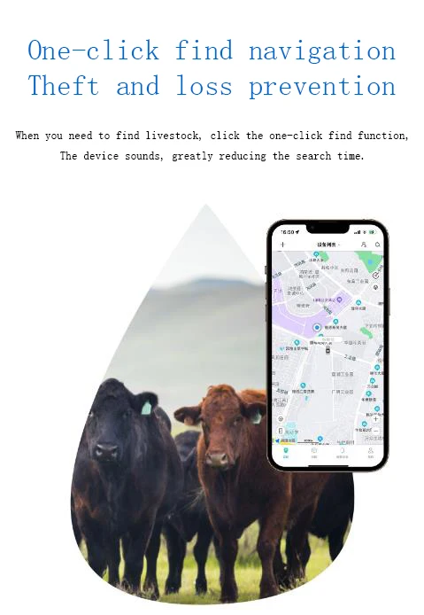 Solar Cattle Tracking Device Gps C10 Mini Gps Tracker Location Query ...