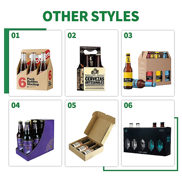 Wholesale Custom Large Beer Carton Bottle Red Wine Corrugated Cardboard ...