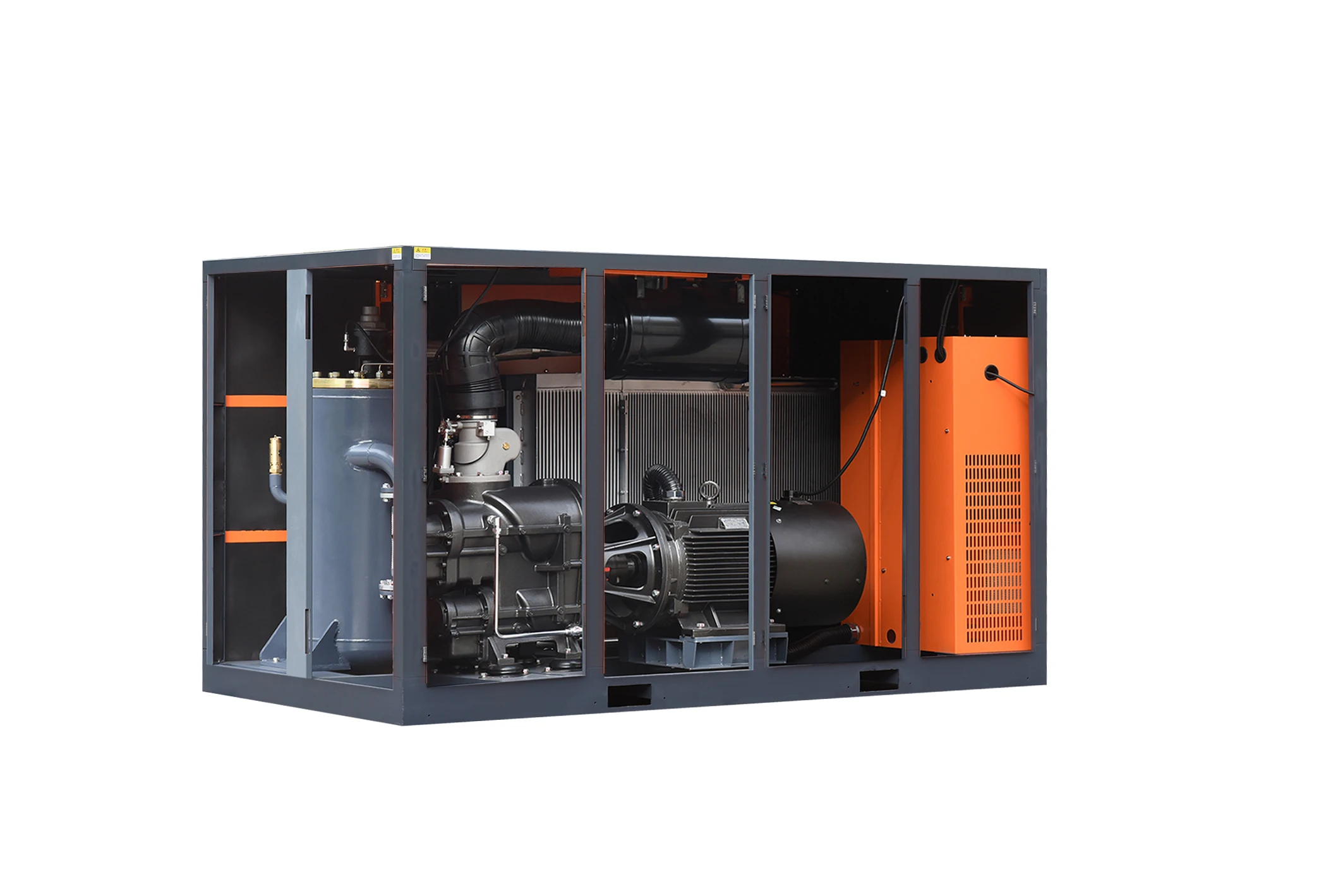 Luowei Two-Stage PM Screw Compressor 175HP - Energy-saving