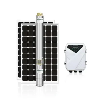 1500w 4" Dc Screw Deep Well Solar Water Pump Kits Mppt Controller Bore ...