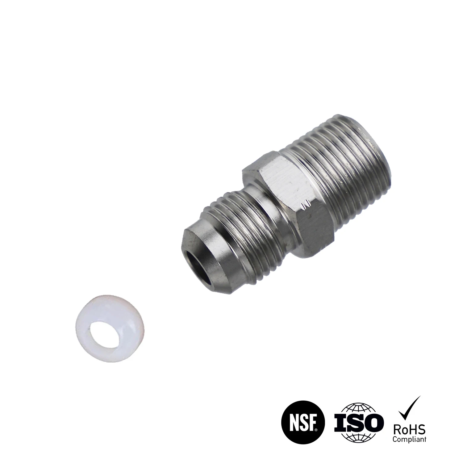 Stainless Steel Male Mpt Thread Union Adapter - Buy Npt Thread Adapter ...