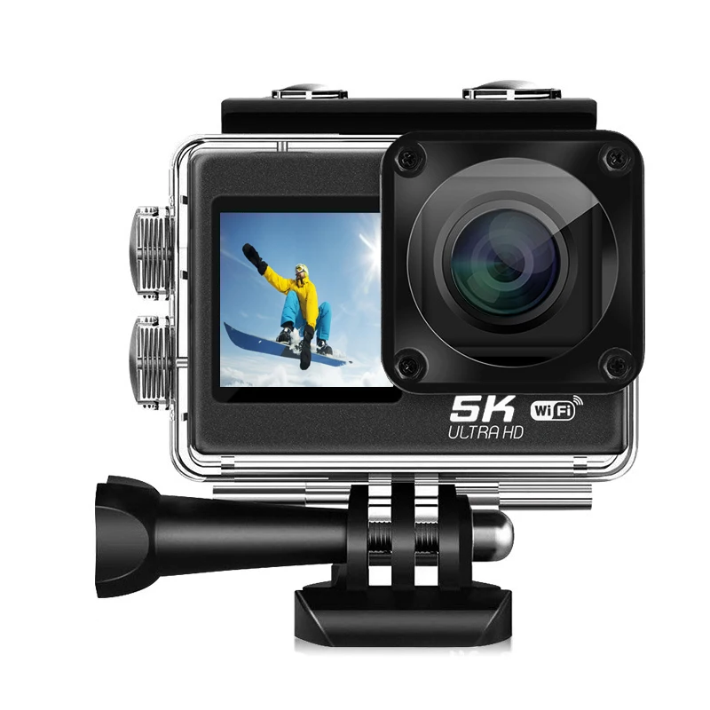 5K 30FPS Sports Action Camera with EIS and Touch Screen