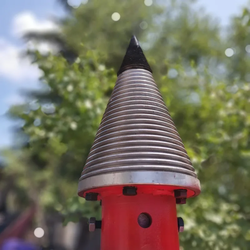 Hydraulic Timber Drilling Cone Log Splitter For Excavator - Buy Log ...