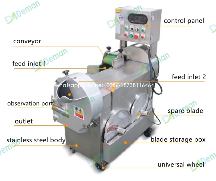 Double Head Vegetable Cutting Machine - Efficient & Durable