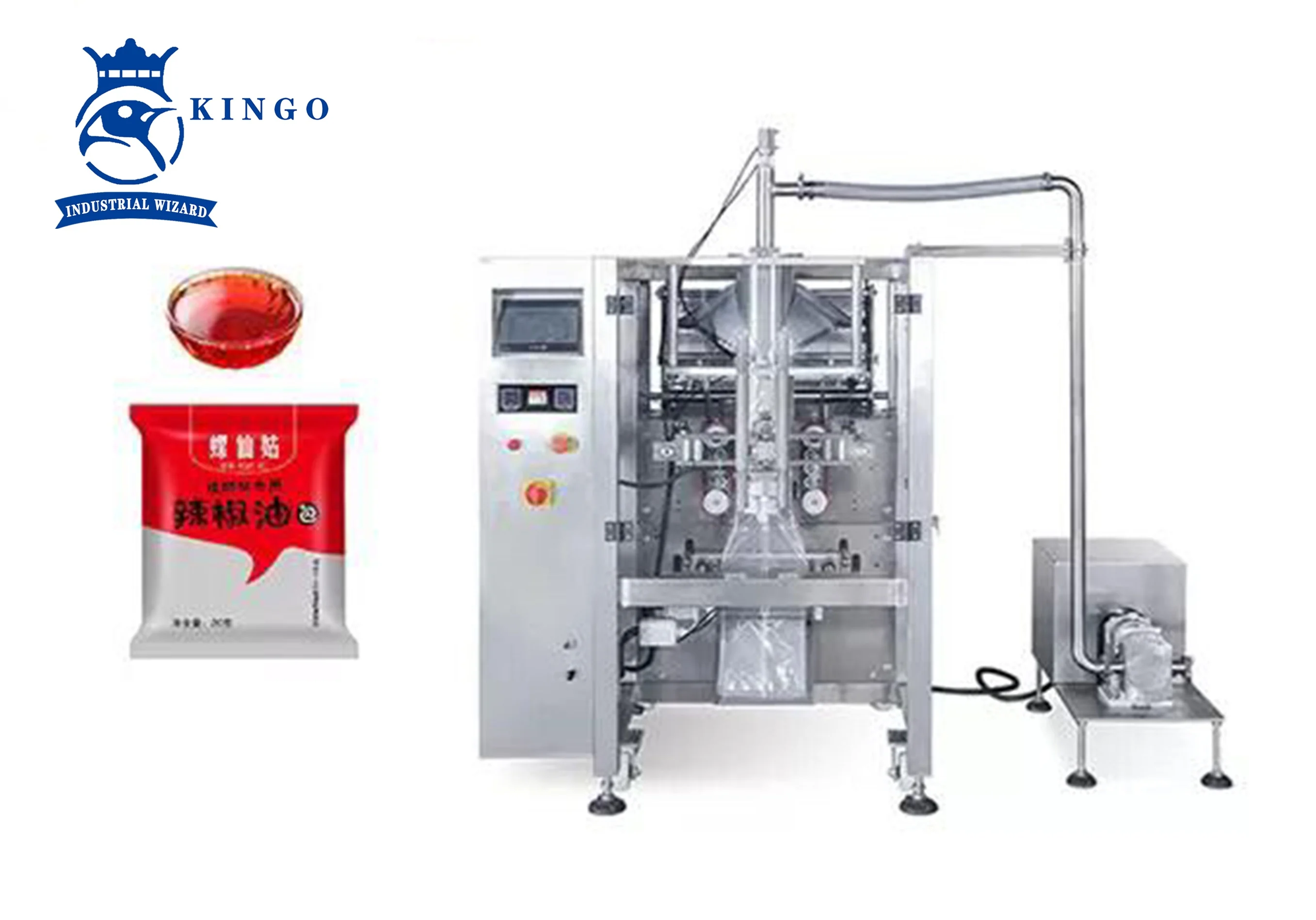 Small Sachet Jam Automatic Liquid Packing Machine 6l Cpp,6l Automatic Liquid Packaging Machine ...