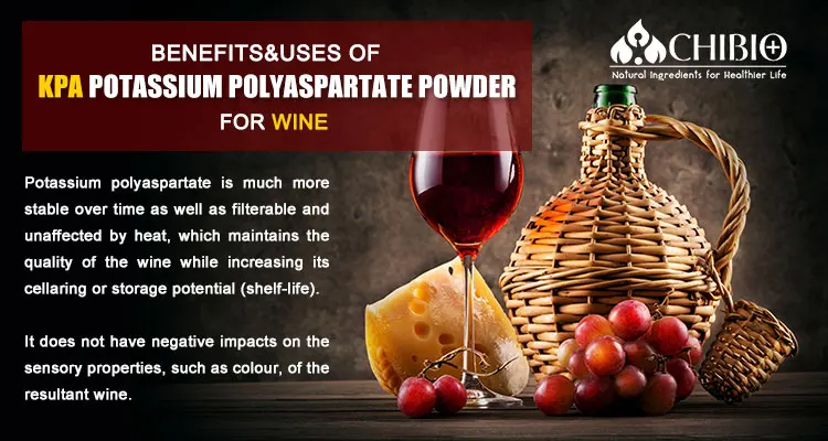 KPA Potassium Polyaspartate for Tartaric Stabilizer in Wine