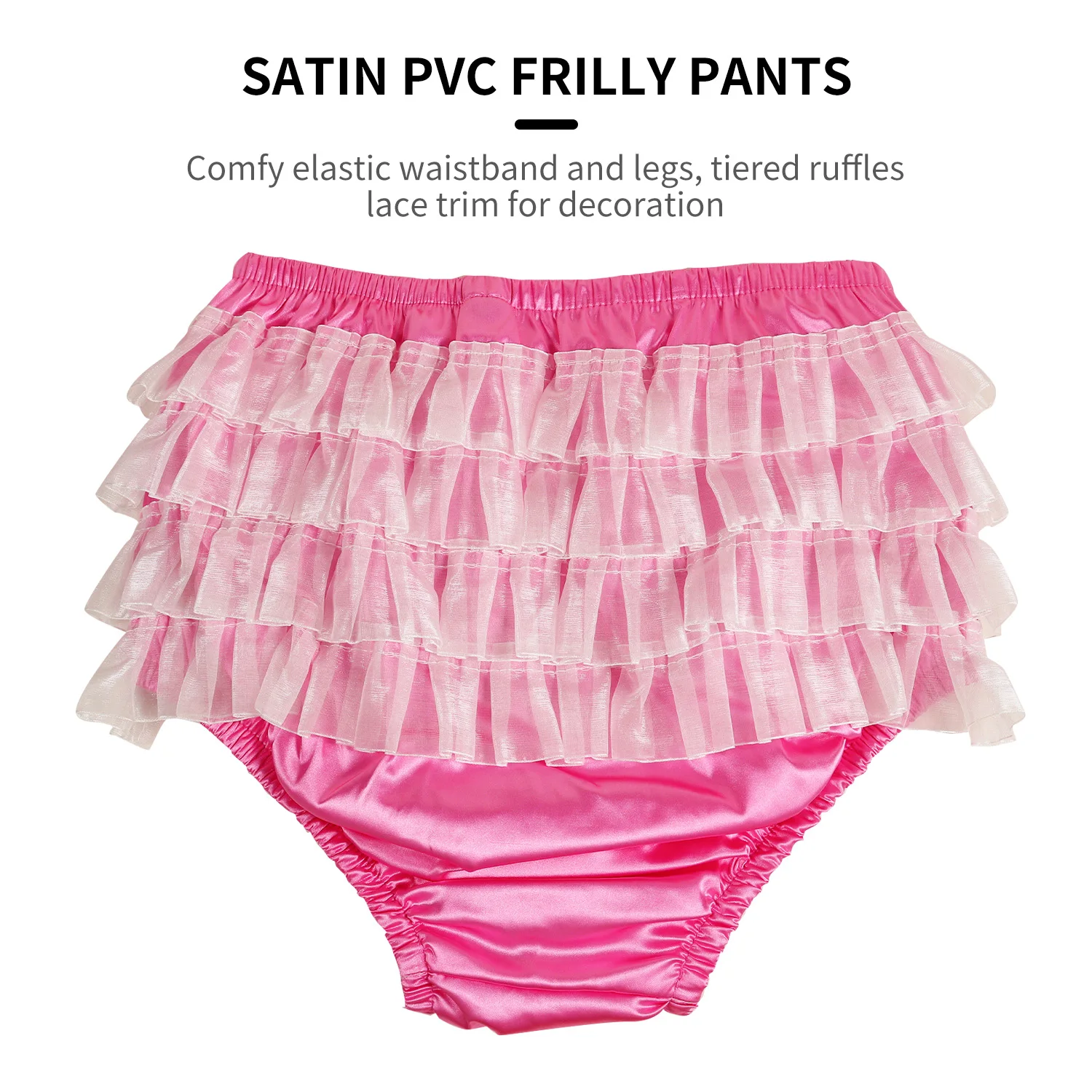 Pvc Lining Lace Abdl Adult Pvc Diaper Pants Satin Plastic Pants Pvc ...
