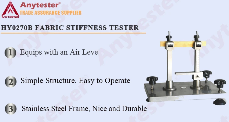 ASTM D1388 Fabric Stiffness Tester - Durable & Accurate