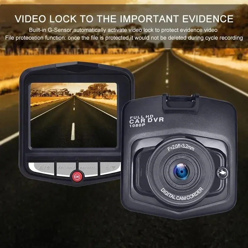 Dash Camera for Cars - Mini Dash Cam with Full HD 1080P