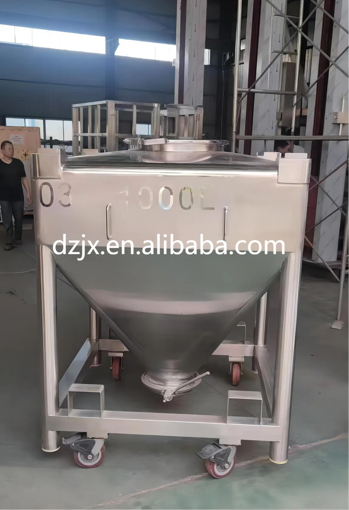 Dzjx Ibc Auto Lifting Bin Mixer Machine Hzd Automatic Lift Bin Blender ...