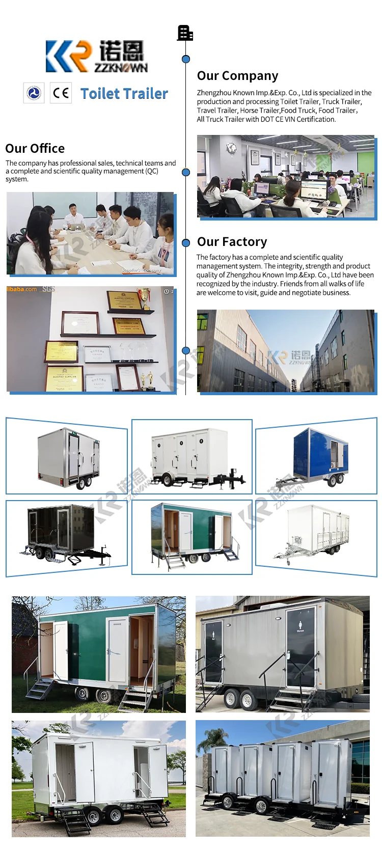 Moveable Toilet And Shower Portable Restroom Luxury Bathroom Trailer ...