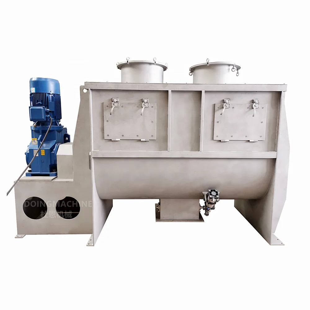 Horizontal Double Blade Ribbon Mixer for Dry Powder - Doing Machine