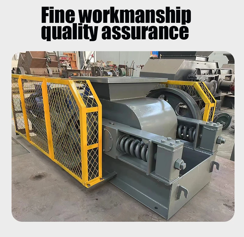 Roller Sand Making Machine Small Hydraulic Double-tooth Roller Crusher ...