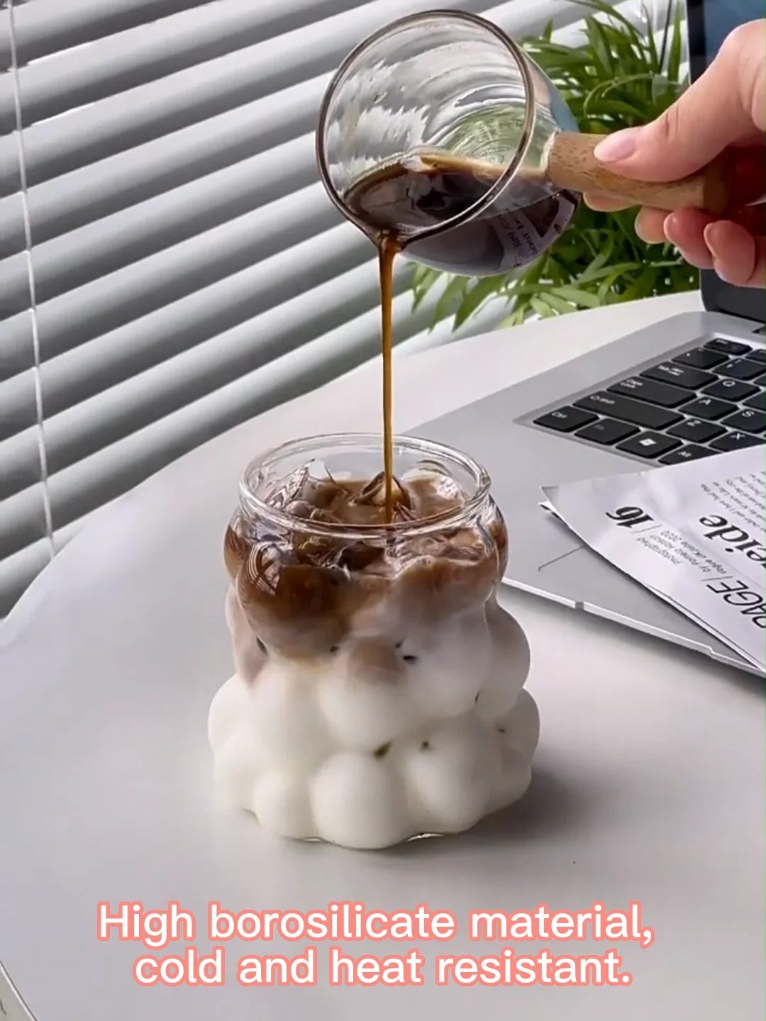 Manufacturer Custom 350ml Grape Shape Heat-resistant High-borosilicate ...