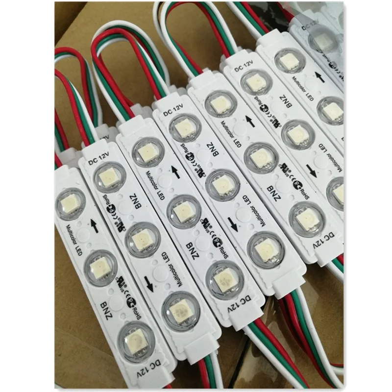 Smd 5050 3pcs Pixel Led Module 0.72w Ip68 12v Sign Letter Injected ...
