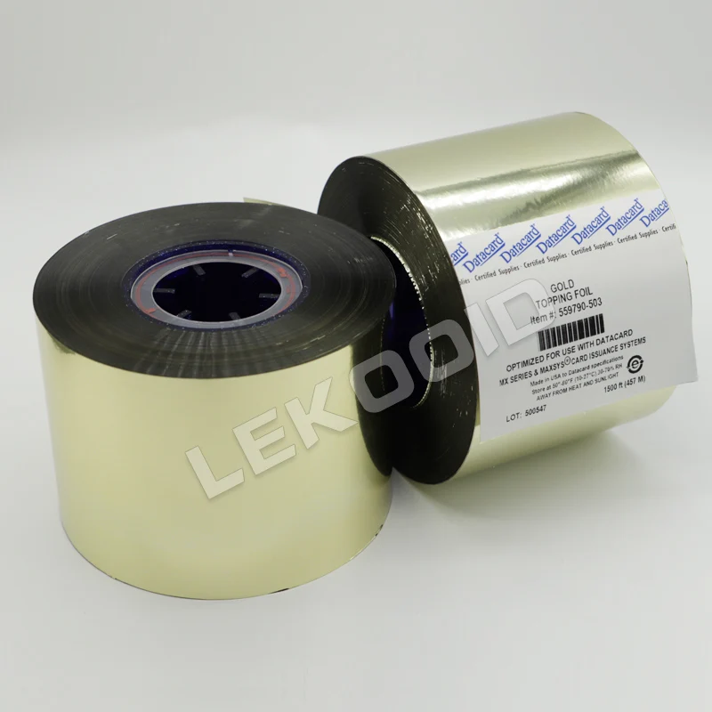 Datacard MX6000 Series with RFID 559790-503 Gold Ribbon